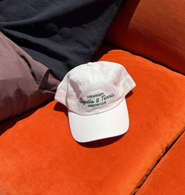 TEQUILA & TENNIS COUNTRY CLUB DAD CAP - BONE | Løs Sundays Tequila